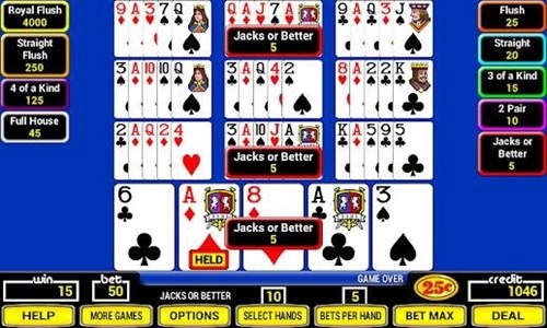 Triple/Five/Ten Play Poker Slot Machine by IGT
